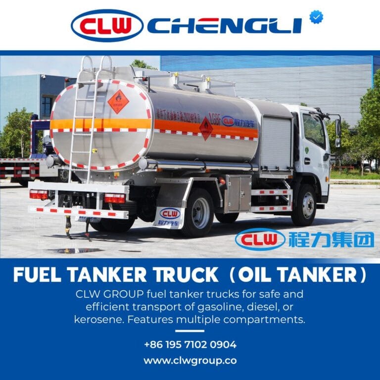 Fuel Tanker Truck / Oil Tanker – Diesel & Petrol Transport with Safety ...