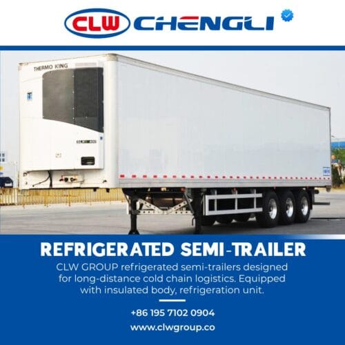 New Refrigerated Semi-Trailers for Sale | CLW Group Cold Chain Vehicles